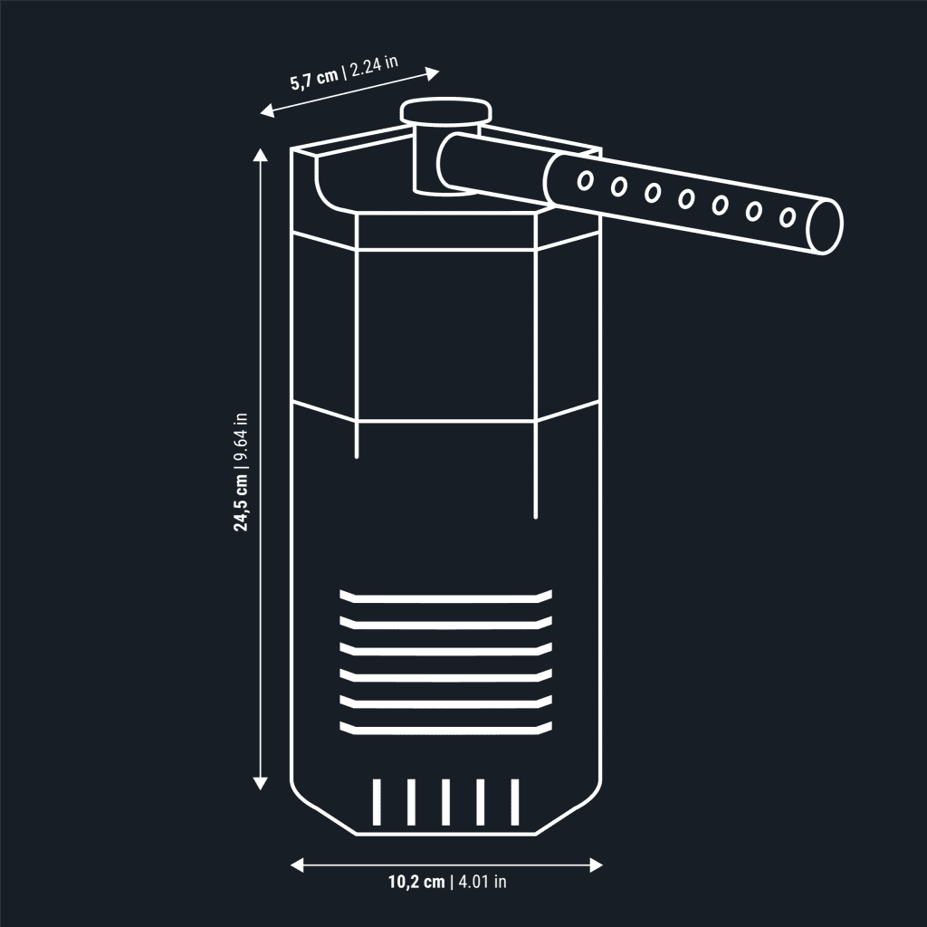 Dennerle Nano Corner Filter 100 | AQUARIUMTRADER